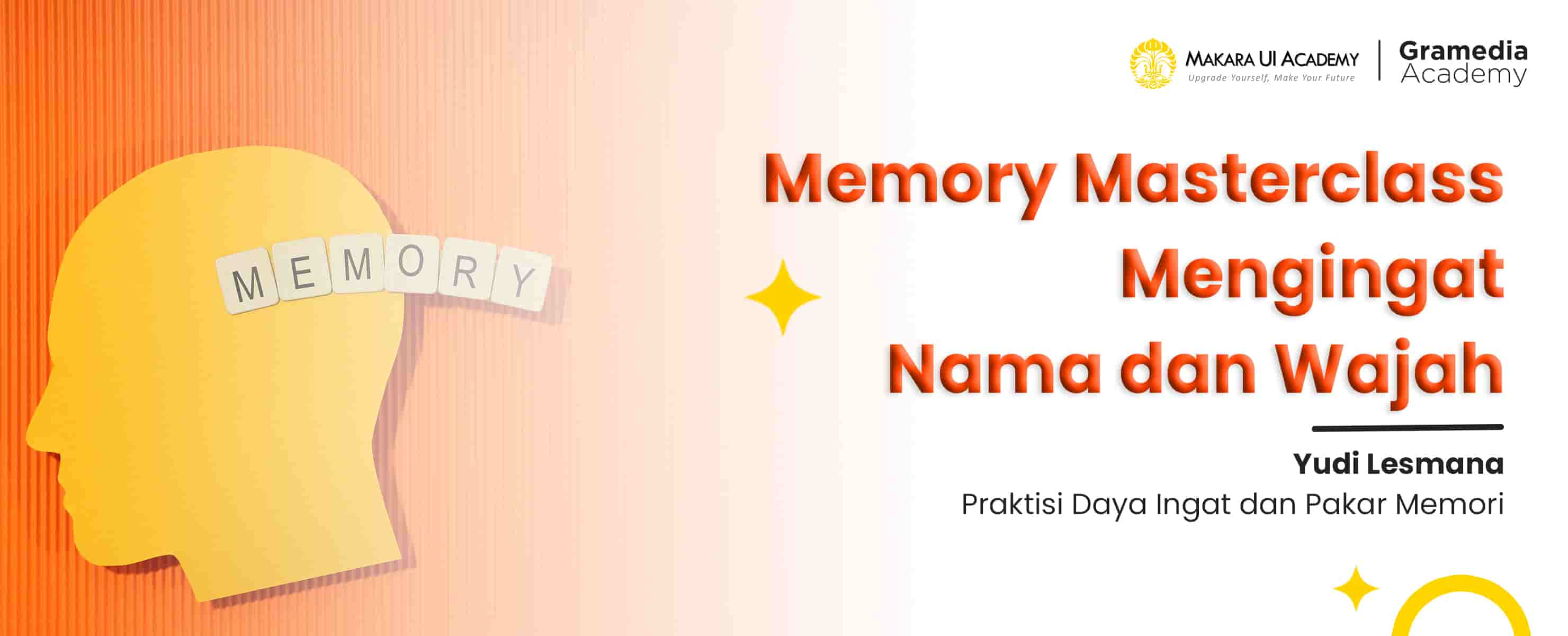 Kursus: Memory Masterclass Mengingat Nama dan Wajah